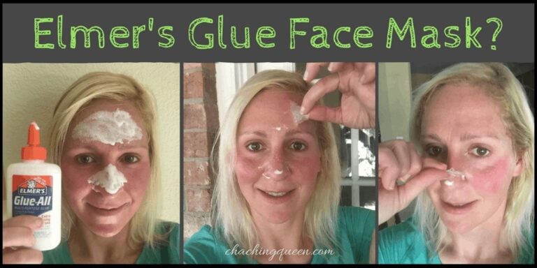 School Glue Facial? - Elmers Glue Face Mask Review