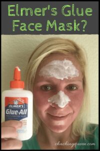 School Glue Facial? - Elmers Glue Face Mask Review