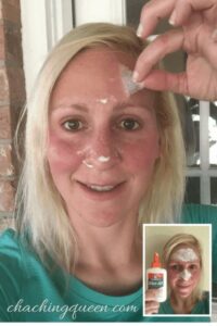 School Glue Facial? - Elmers Glue Face Mask Review