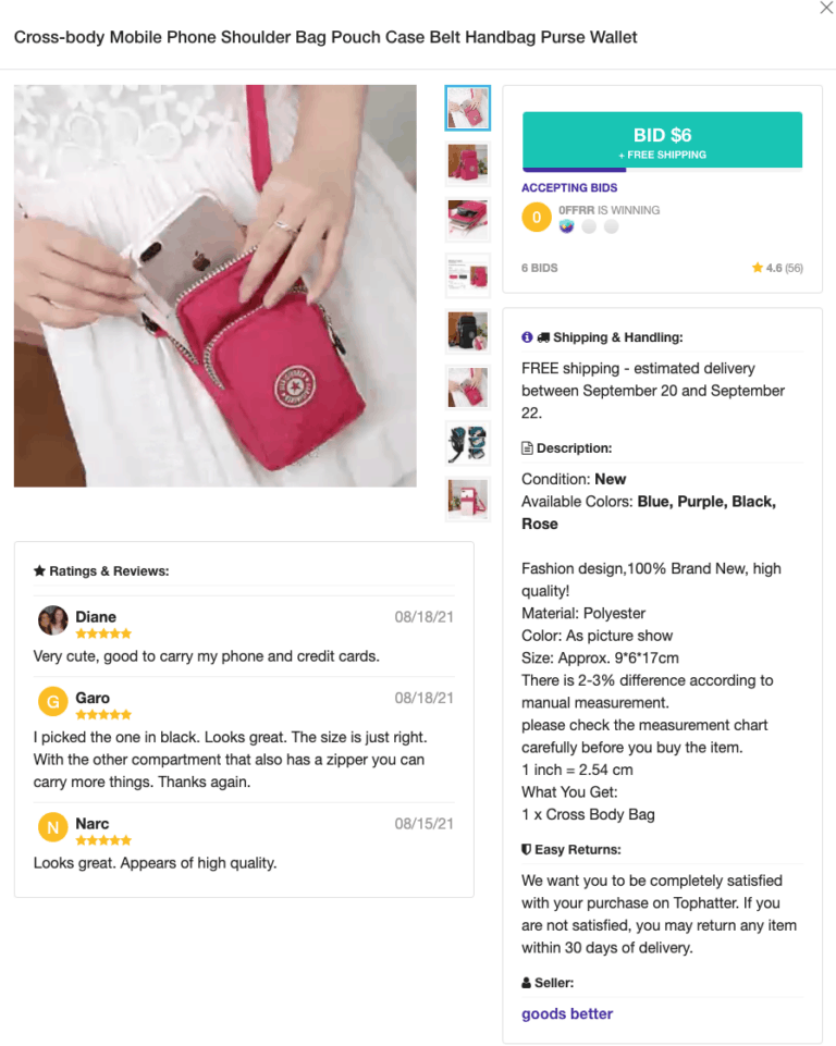 Review of Tophatter App with Fun Shopping, Auctions, Games - CCQ