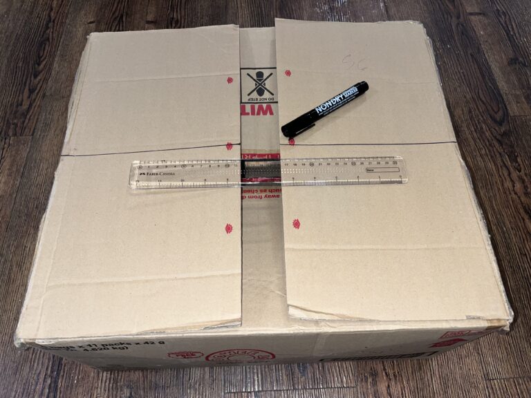 How to Reshape a Cardboard Box (Turn a Square Into a Rectangle) - Cha ...