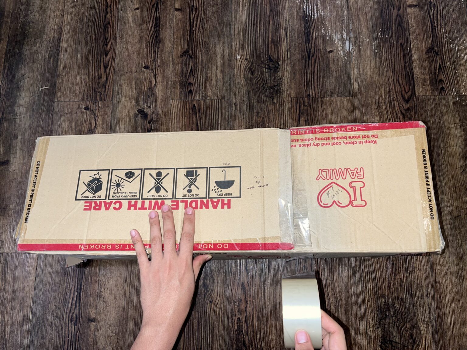 How to Reshape a Cardboard Box (Turn a Square Into a Rectangle) - Cha ...