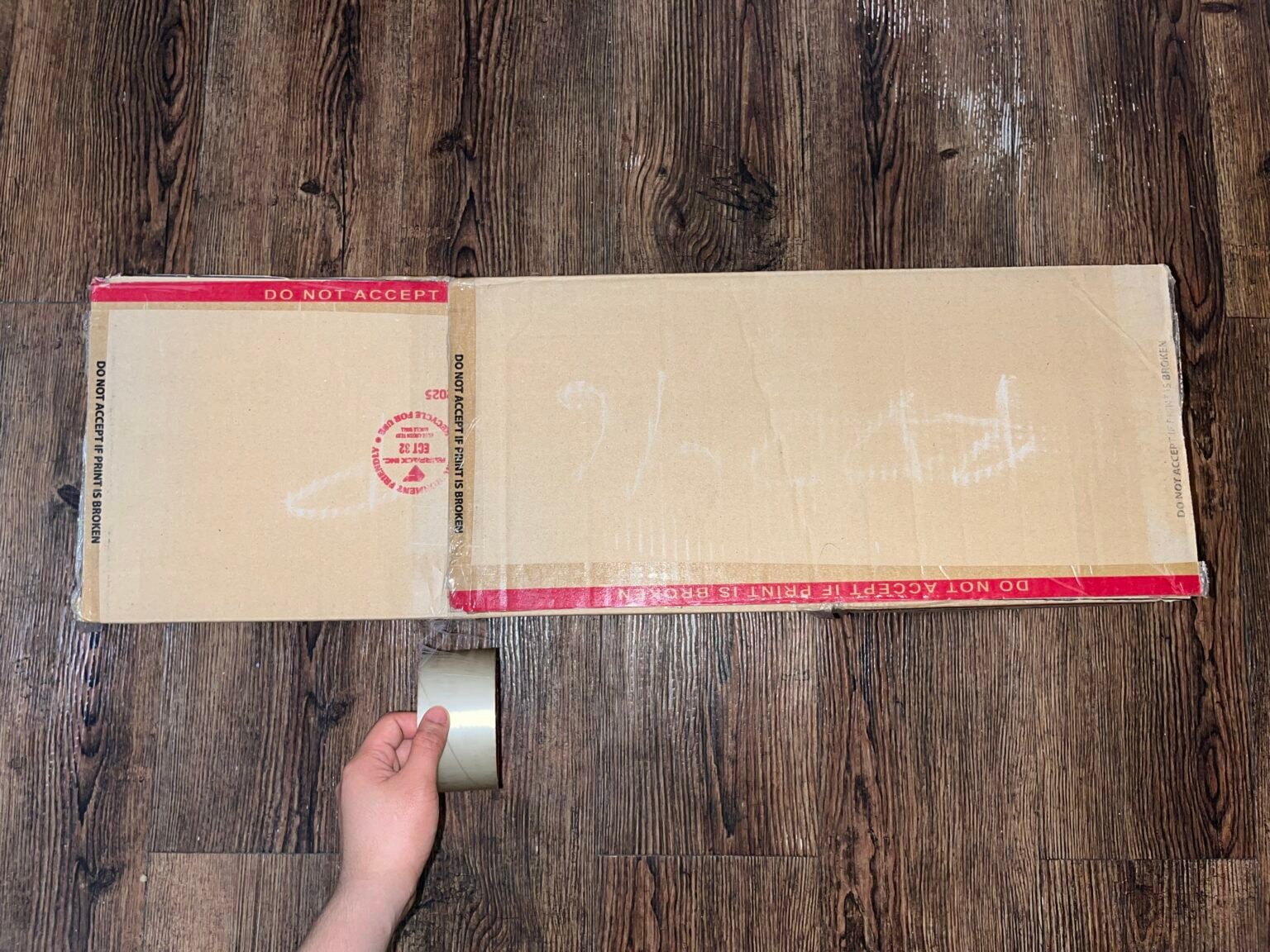 How to Reshape a Cardboard Box (Turn a Square Into a Rectangle) - Cha ...